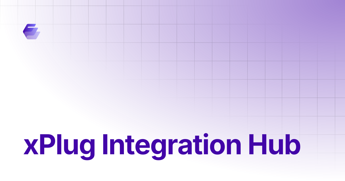 xPlug Integration Hub | Integration Hub | xPlug Documentation